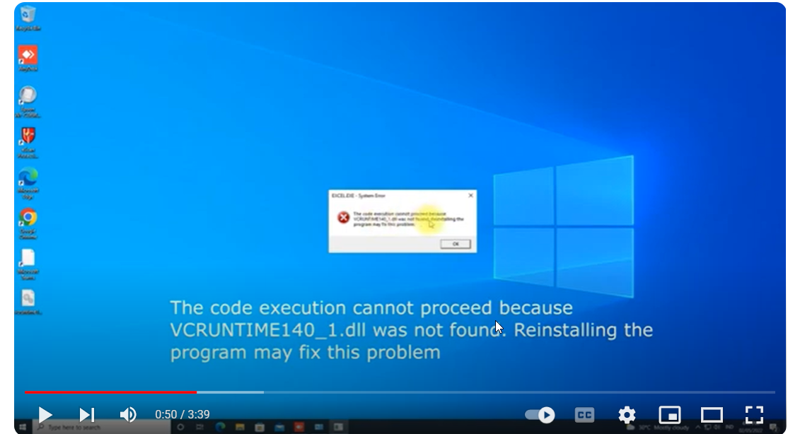 Resolving the "Error in Loading DLL" Issue in Excel 365