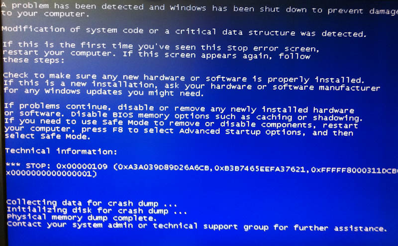 Fix Blue Screen Error Window 7 - VSDATANT.SYS and 5 Methods