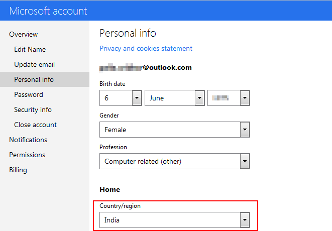 Switch back to old Hotmail Interface