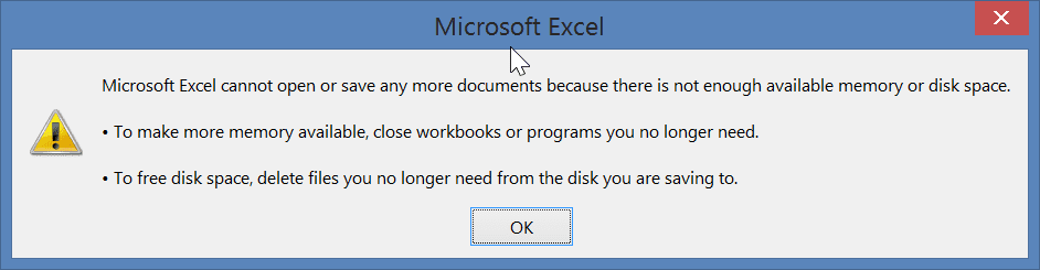 Fix Excel 2013 Not Opening or Saving XLSX Documents