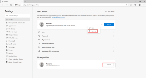 How To Delete Edge Profile in Windows 10