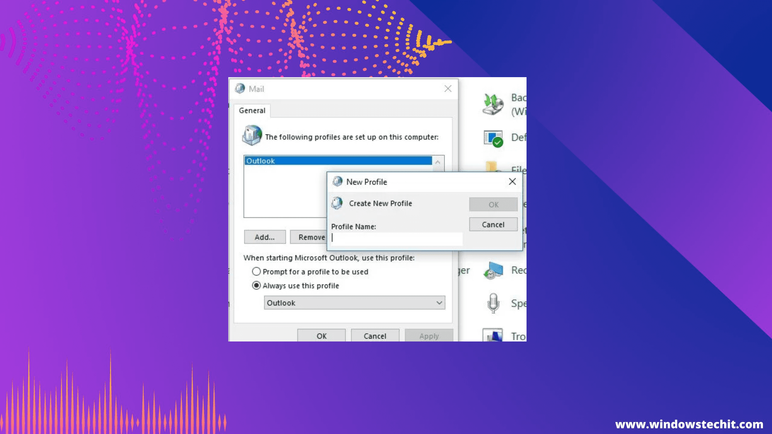 Fix Outlook Error 0x800ccc1a in Office 365, 2019, 2016, 2013
