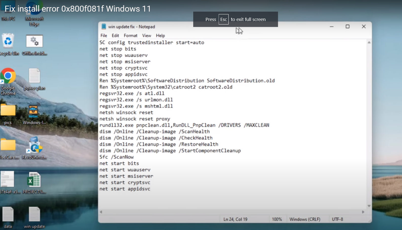 0x800f081f Windows 11 Error Fix - Causes and Solutions