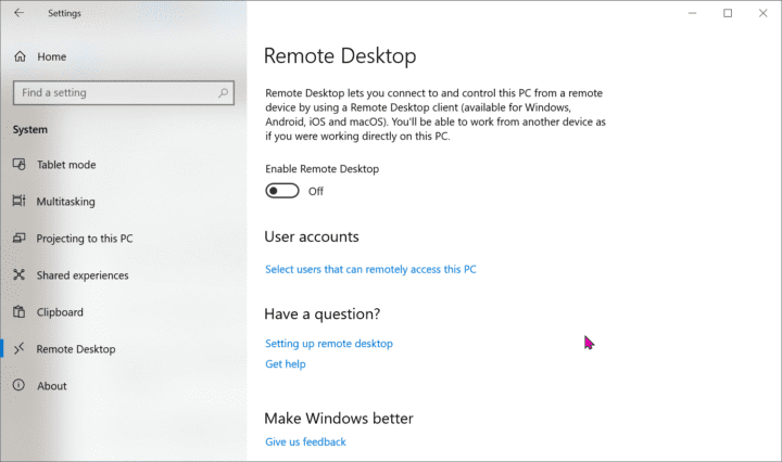How to Enable Remote Desktop Windows 10 - 2 Power Methods