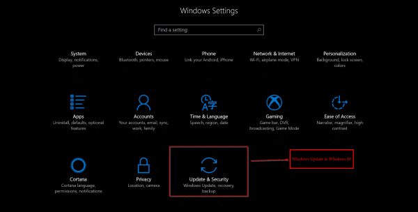 Know the Details of Windows Update and Settings in Windows 10