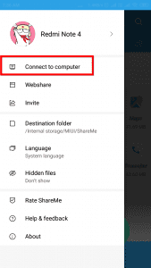 Redmi Note 4 - Send and Receive Files to Windows 10 - USB and Wi-Fi