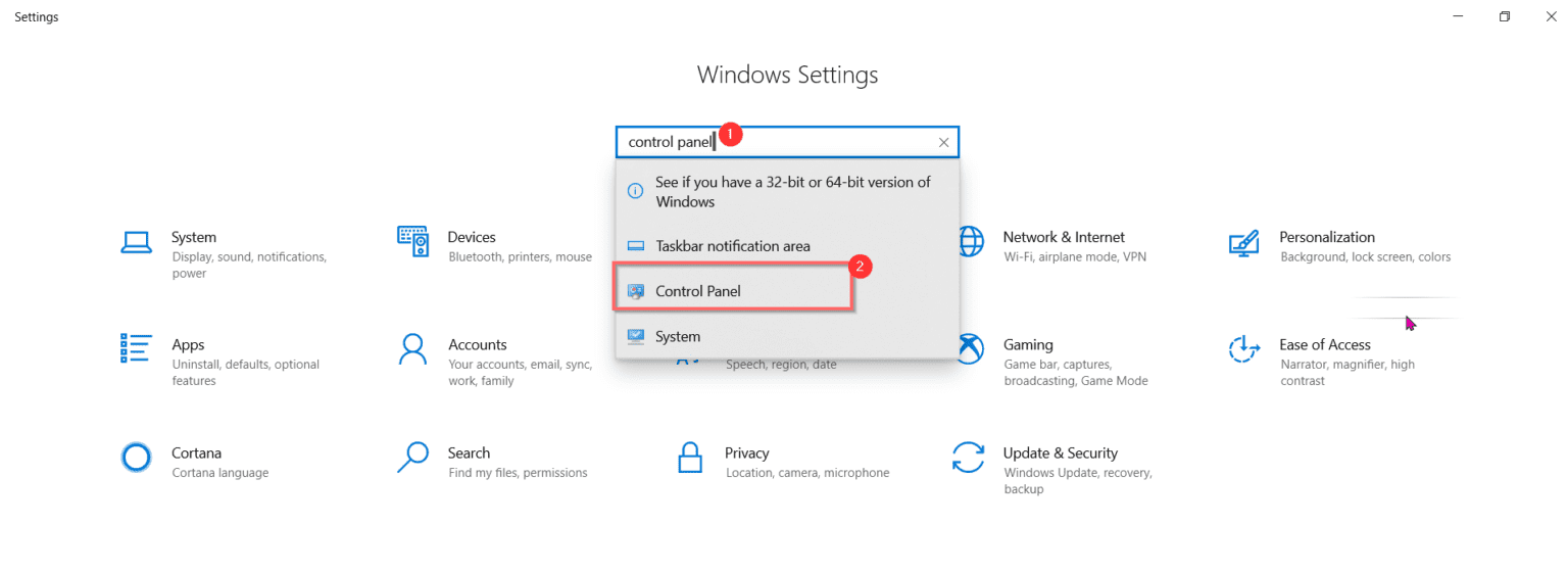 8 Methods to Open Control Panel in Windows 10
