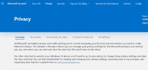 14 Privacy Settings on Microsoft Account - A Complete Review