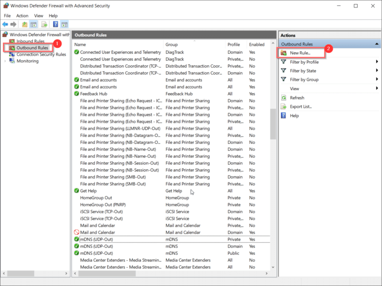 How to Block App with FireWall in Windows 10 - 3 Easy Ways