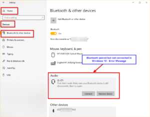 Fix - That didn't work. Make sure your Bluetooth device is still ...