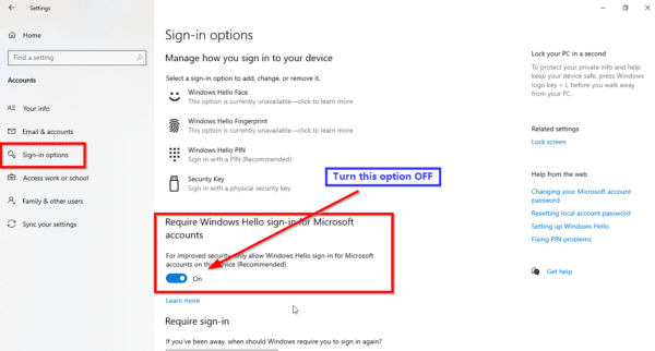 Fix Something happened and your PIN isn’t available Error in Windows 10