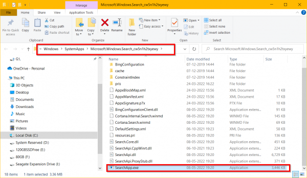 Fix Search Application Task Manager Issues on Windows 11/10