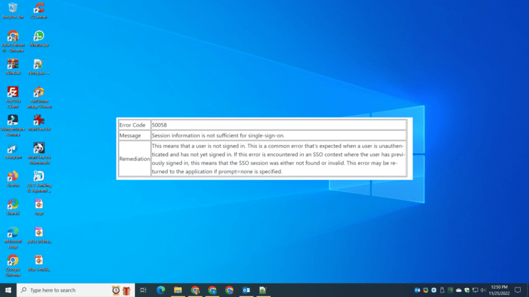 Fix Error Code 50058 in 4 Easy Steps – Fast & Simple!