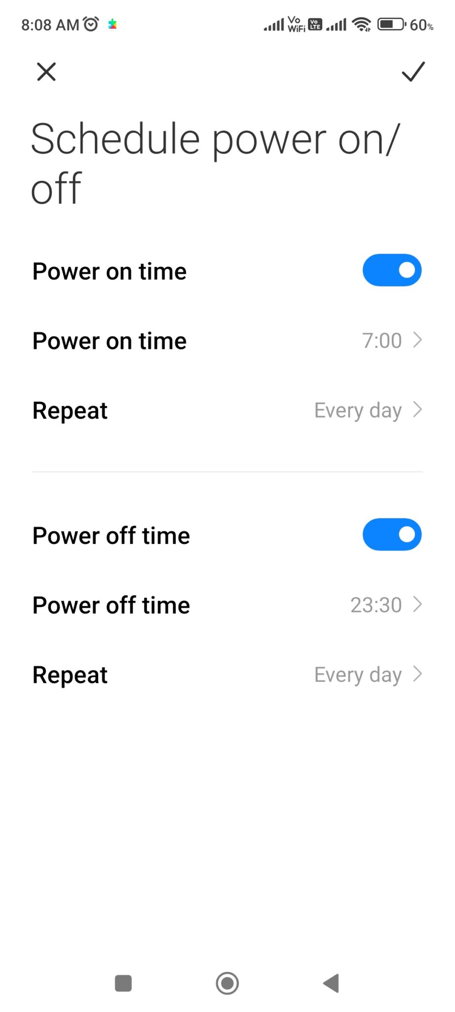5 Easy Steps to Schedule Power On/Off Android 12 or 13