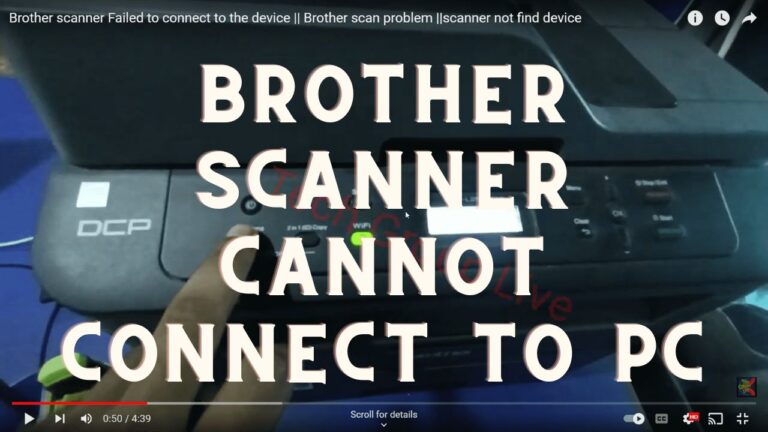 How to Resolve Brother Scanner Not Working - 5 Simple Fixes