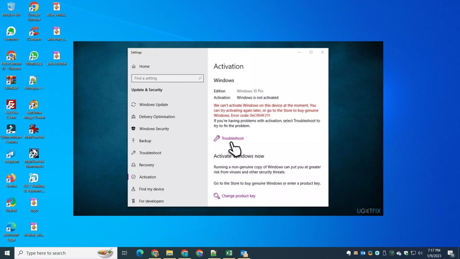Fix Windows Activation error 0xc004f211 on 11/10 - Solutions