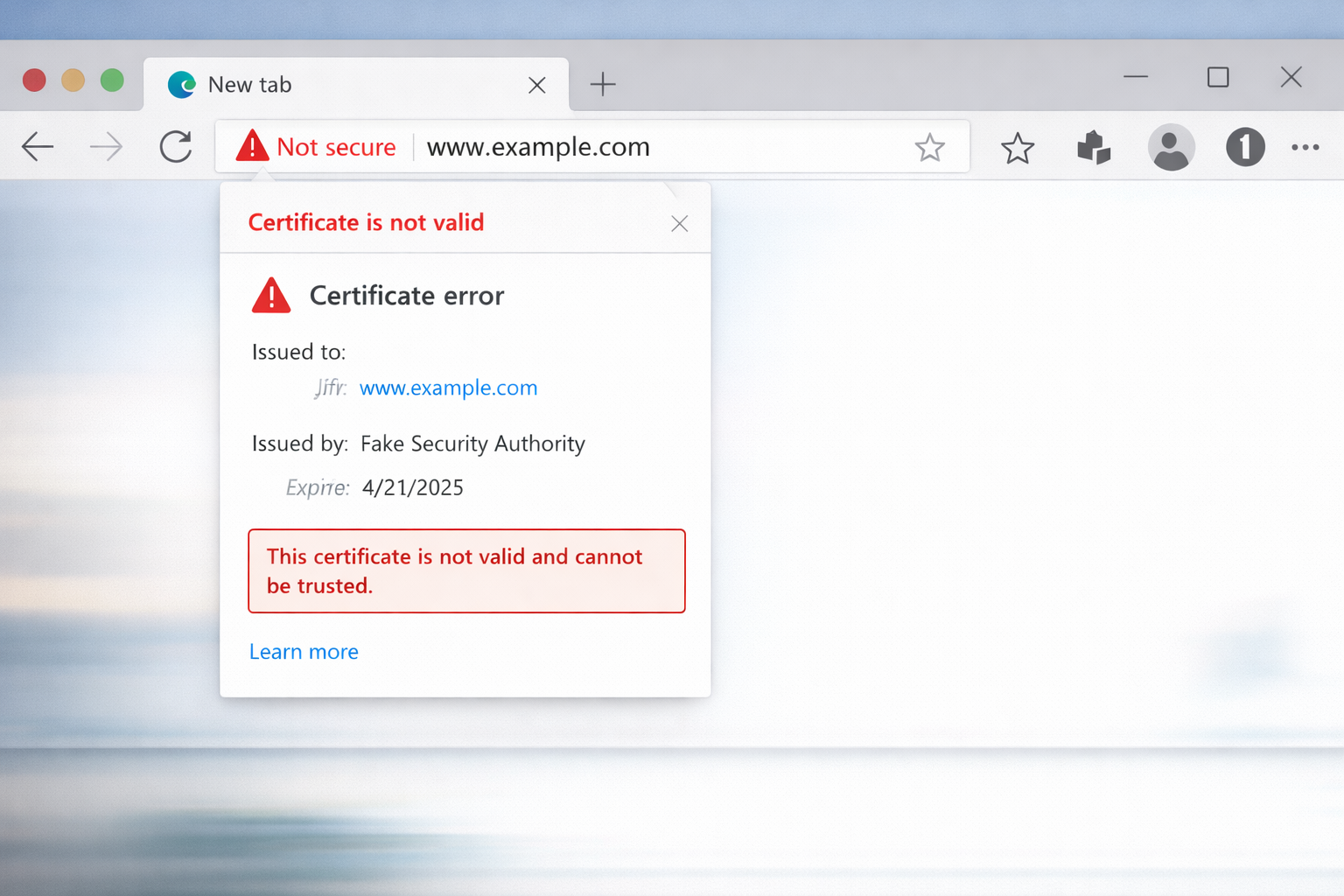 Connection Not Secure Edge (2026) Fix + TLS/SSL Solutions